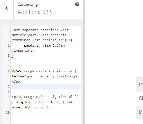 How To Center Menu In WordPress Using CSS Settings Bloggersneed