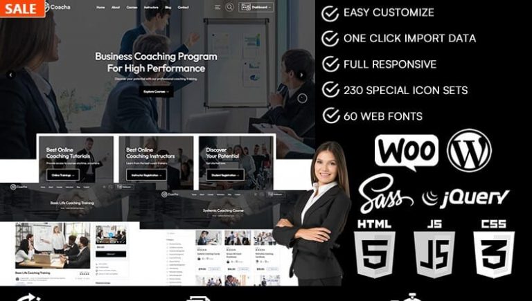 7 Best Coaches WordPress Themes for 2025